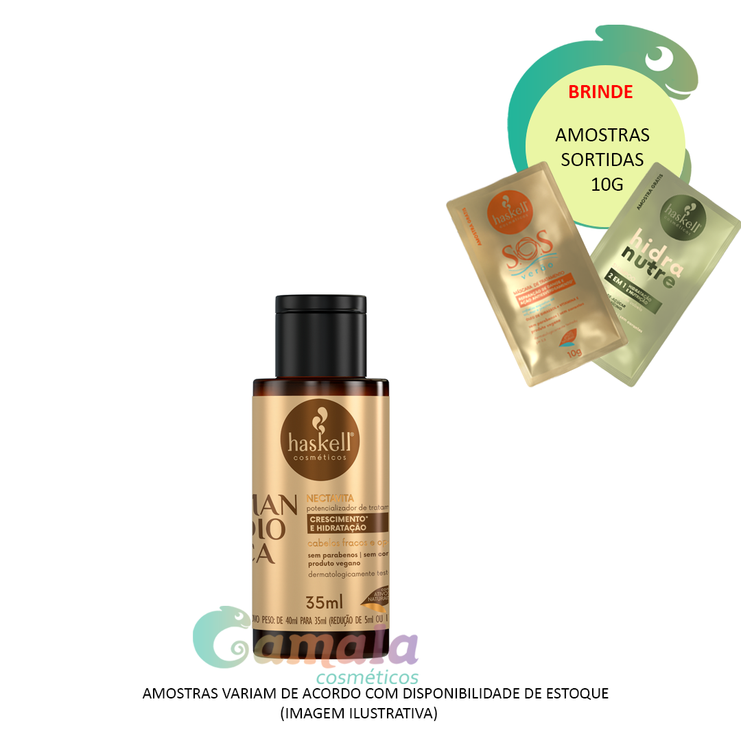 Haskell Nectavita Mandioca 35ml - Camala Cosméticos