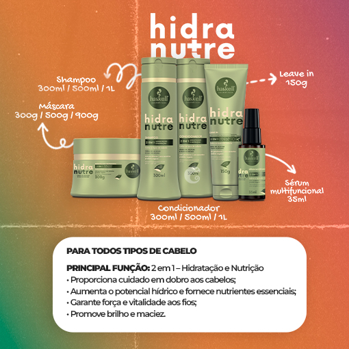 Kit Haskell Encorpa Cabelo Hidranutre Tutano 500g - Camala Cosméticos Kit Haskell Encorpa Cabelo Hidranutre Tutano 500g - Camala Cosméticos